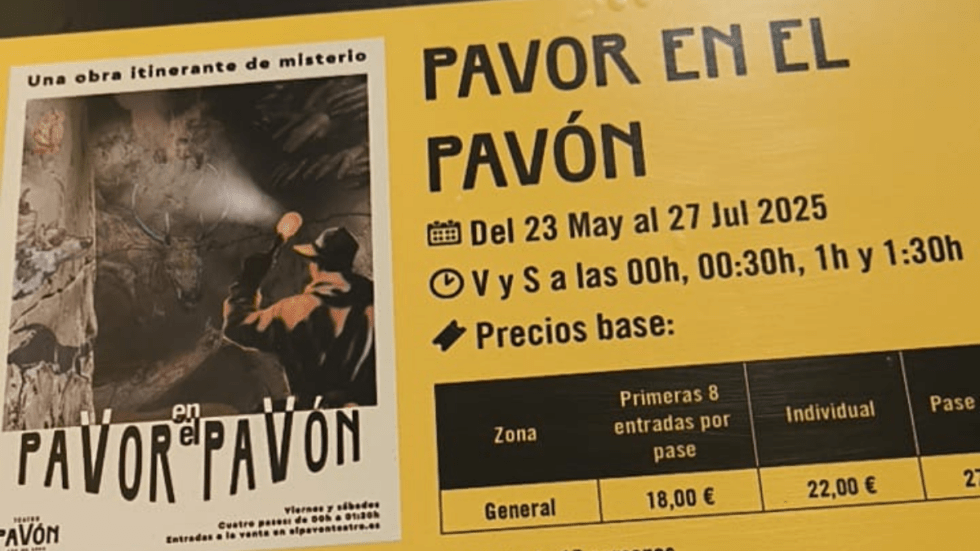 Planes en Madrid con misterio: Pavor en el Pavón